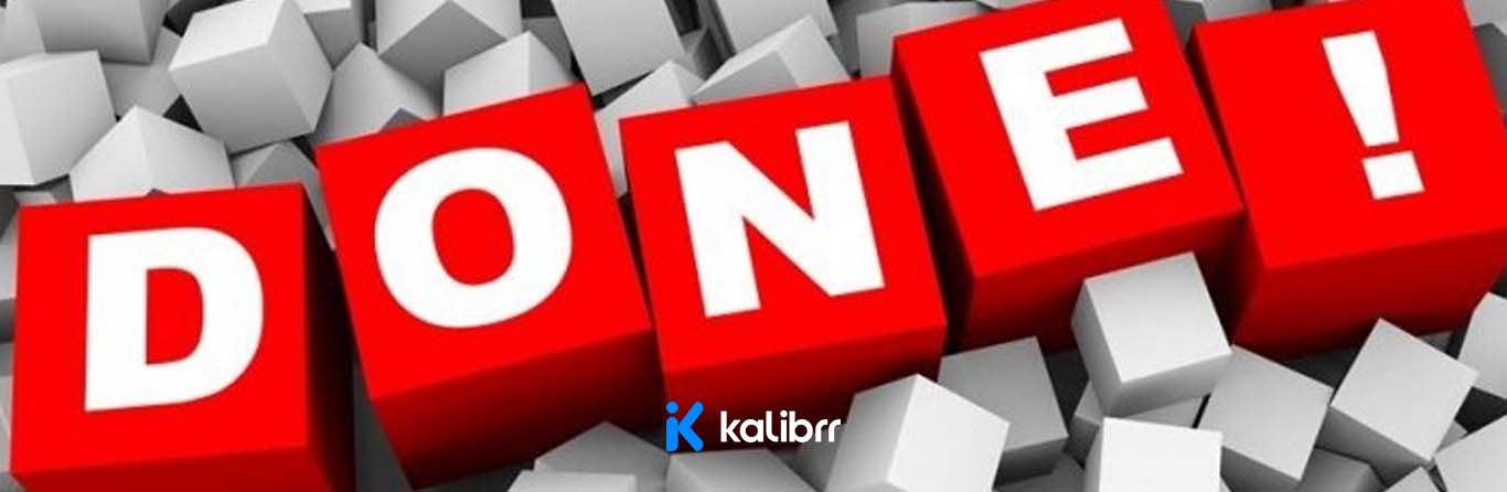 Get a Lot Done by Saying “Done”