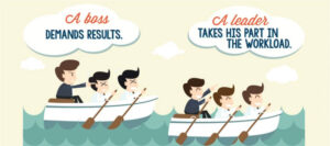 The Difference Between A Boss And A Leader (Infographic)