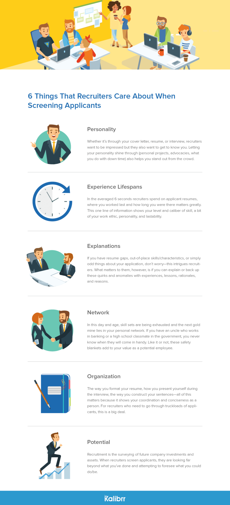 6 Things Recruiters Care About When Screening Applicants